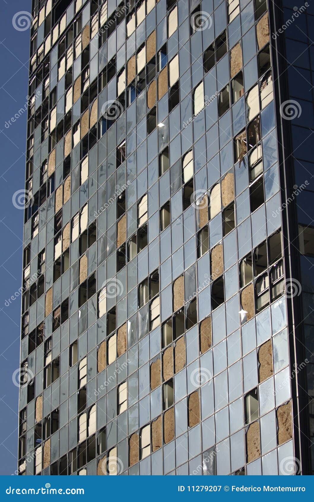 Damaged Building stock image. Image of built, disaster - 11279207
