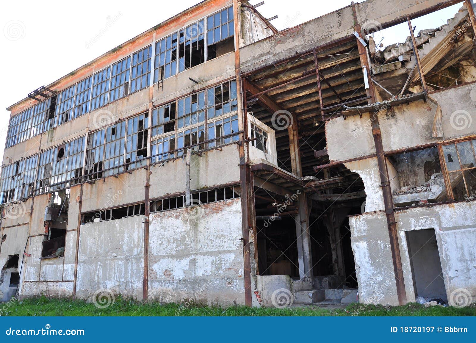 Damaged building stock image. Image of disaster, broken - 18720197