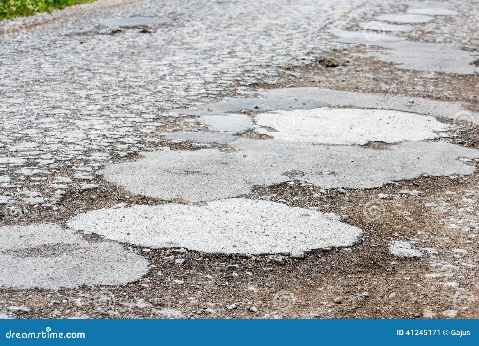 Damaged bumpy road stock image. Image of fracture, disaster - 41245171