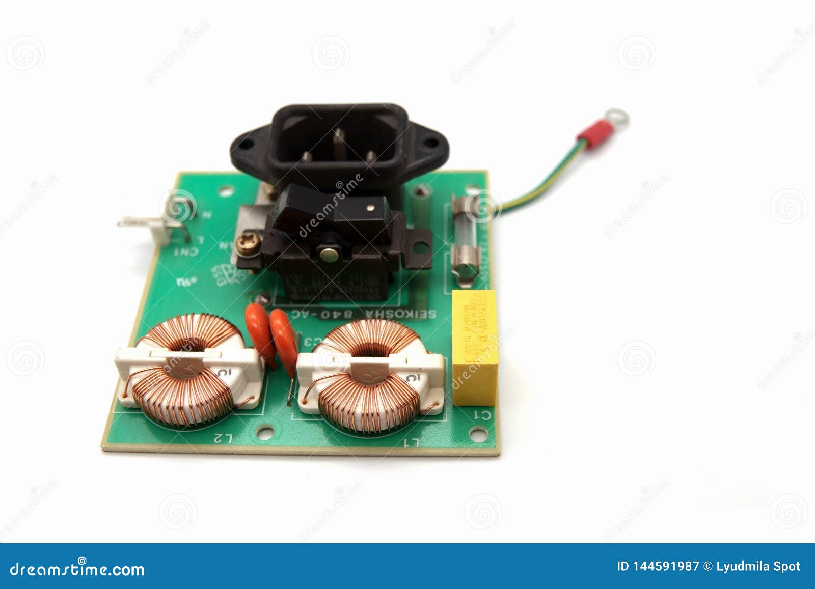 Damaged Burned Destroyed Computer Graphic Card on White Background ...