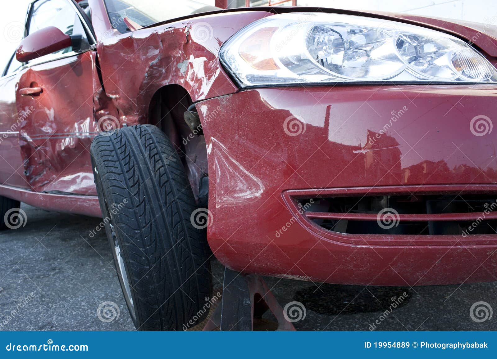Damaged Car stock image. Image of passenger, american - 19954889