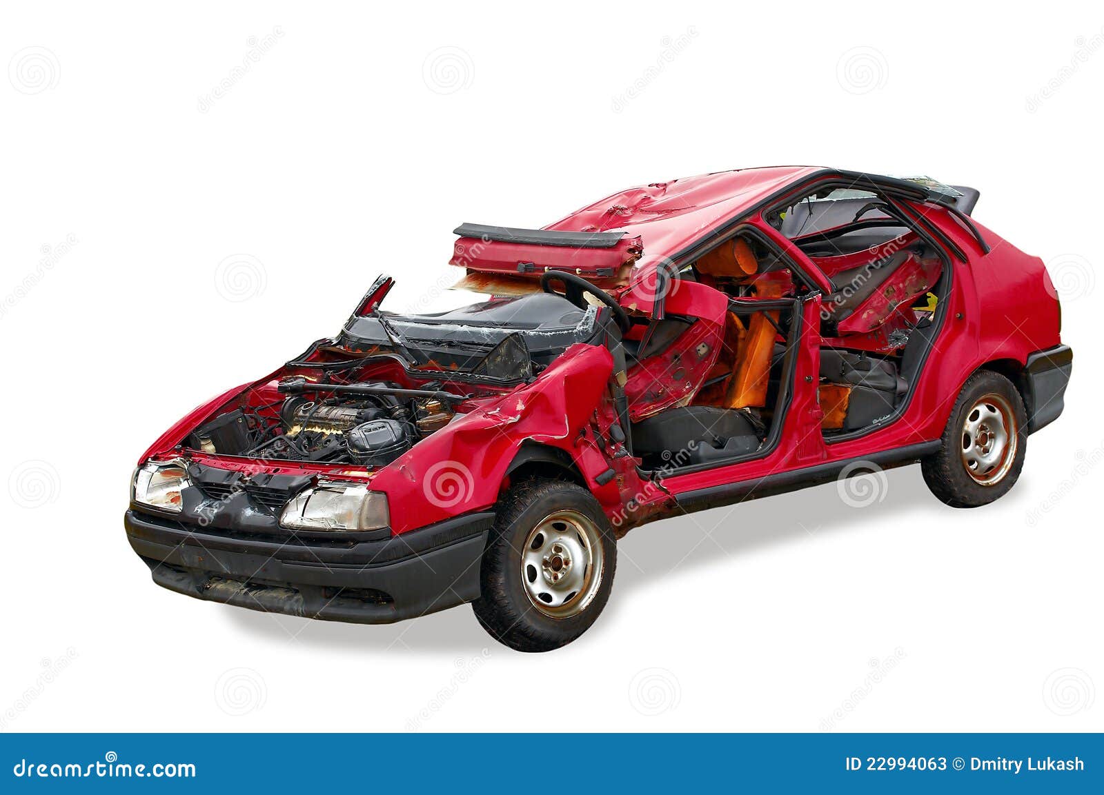 Damaged car stock image. Image of automobile, adrift - 22994063