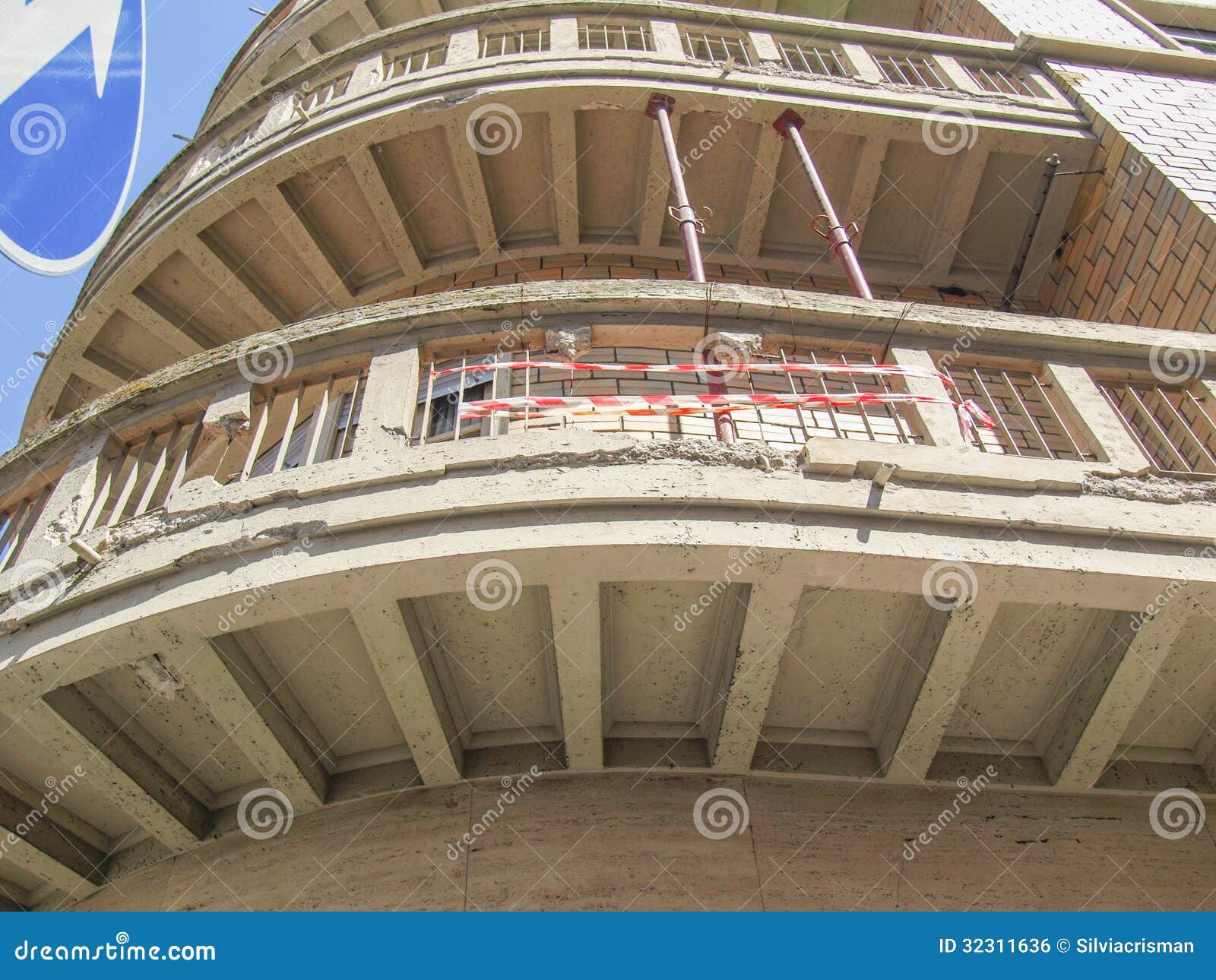 Damaged concrete stock photo. Image of grey, structure - 32311636