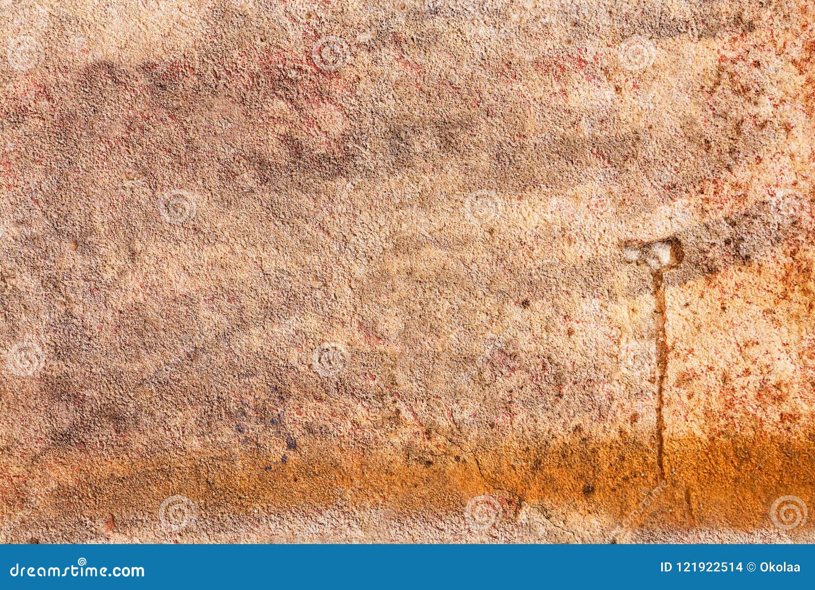 Damaged Corroded Wall Closeup, Background/ Texture. Stock Photo - Image ...