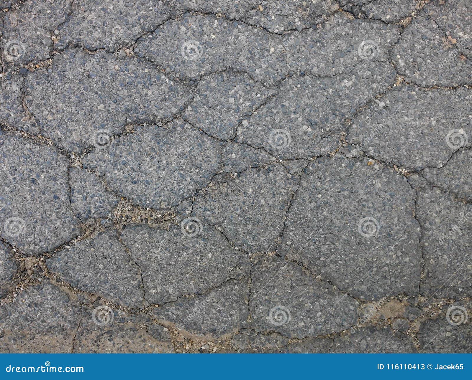 Damaged asphalt stock image. Image of street, cracked - 116110413