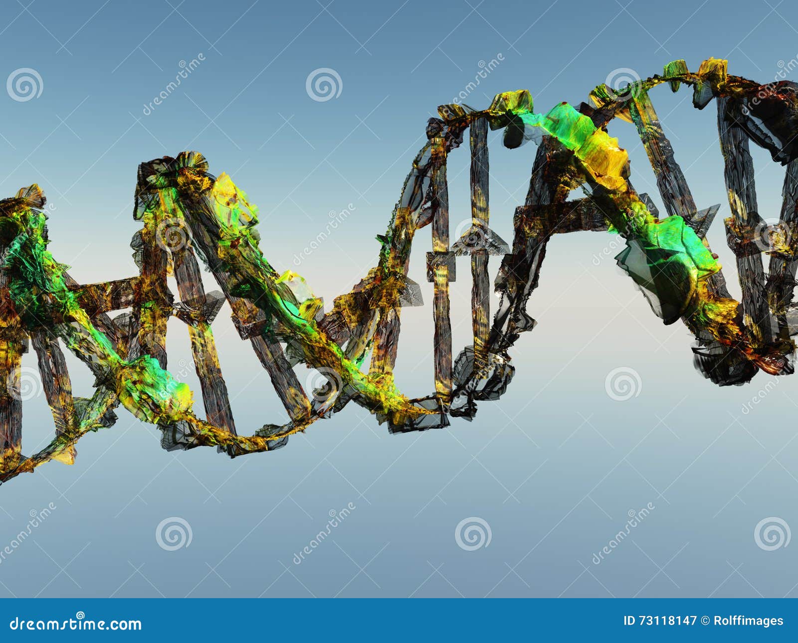 Damaged DNA Strand Royalty-Free Stock Photography | CartoonDealer.com ...