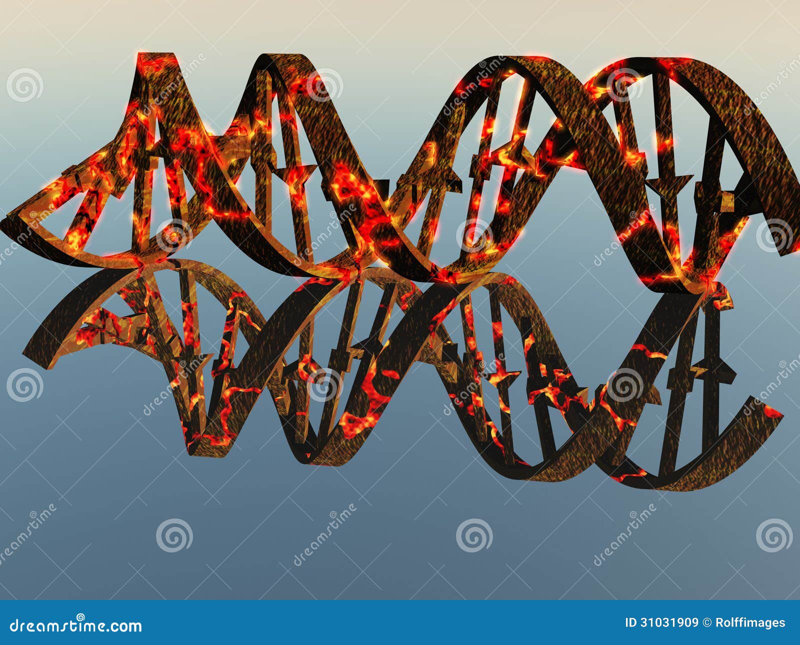 Damaged DNA Strand Royalty-Free Stock Photography | CartoonDealer.com ...