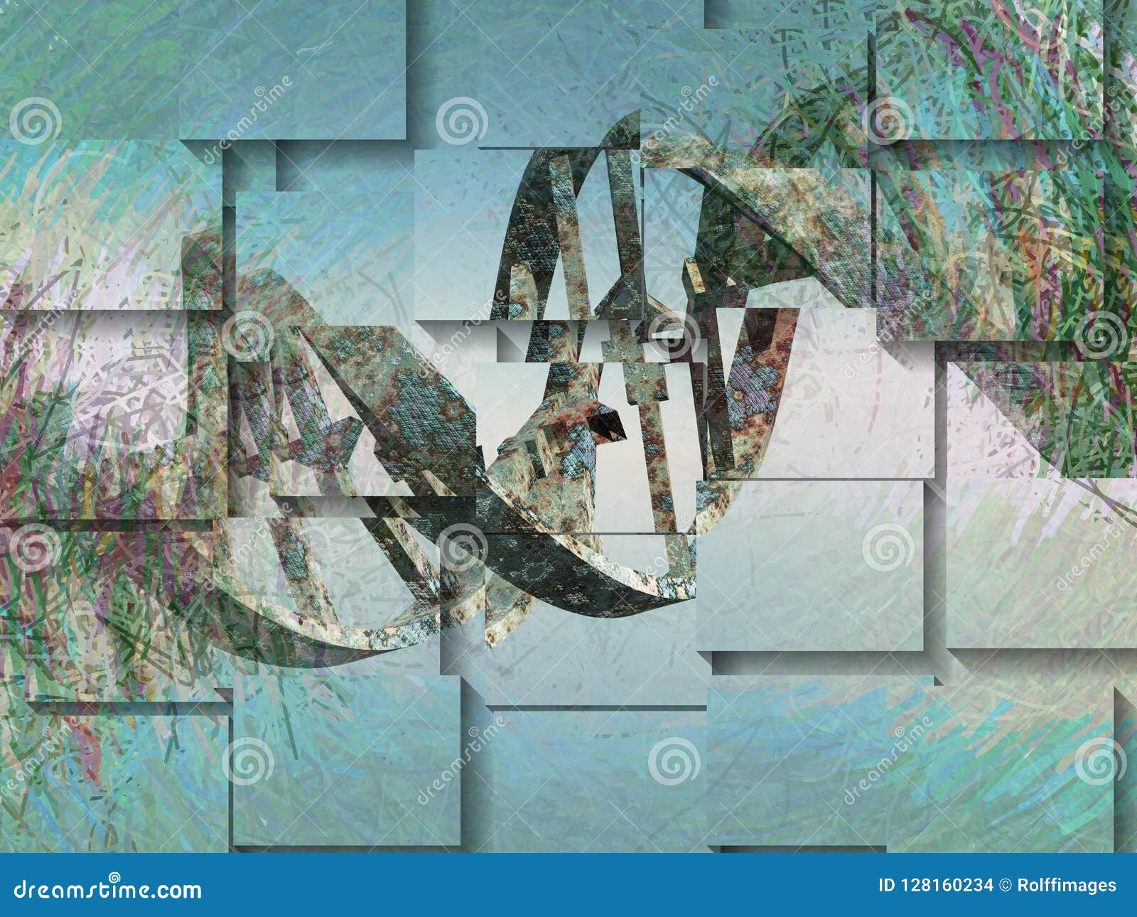 Damaged DNA Strands Royalty-Free Stock Image | CartoonDealer.com #76114300