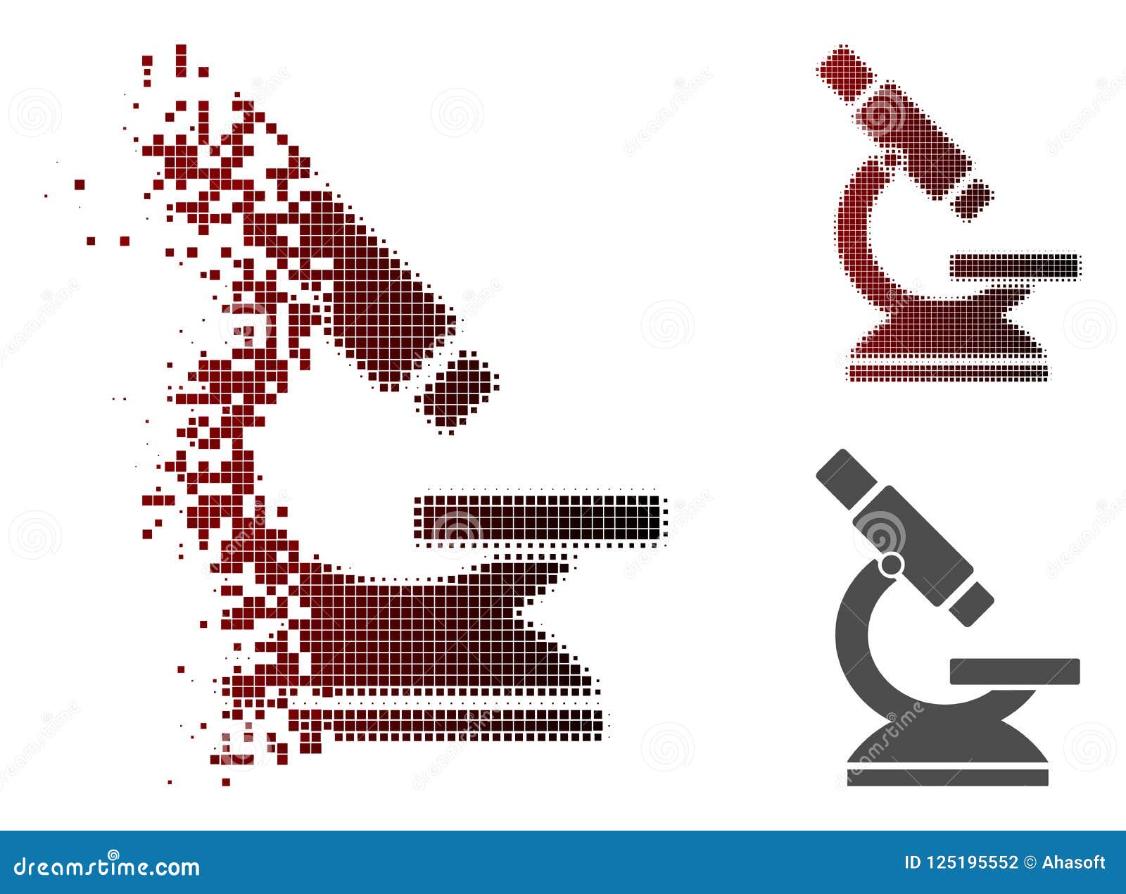 Damaged Dot Halftone Microscope Icon Stock Vector - Illustration of ... Damaged Dot Halftone Microscope Icon Stock Vector - Illustration of ...