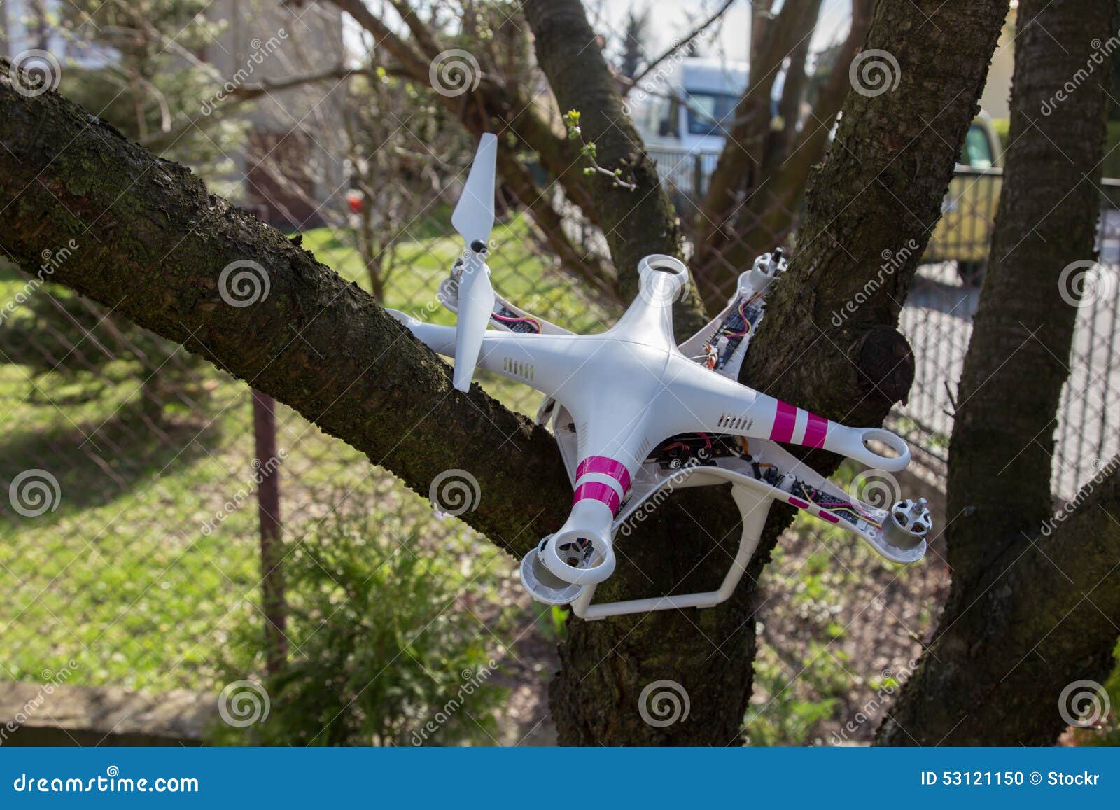 Damaged drone stock photo. Image of digital, equipment - 53121150