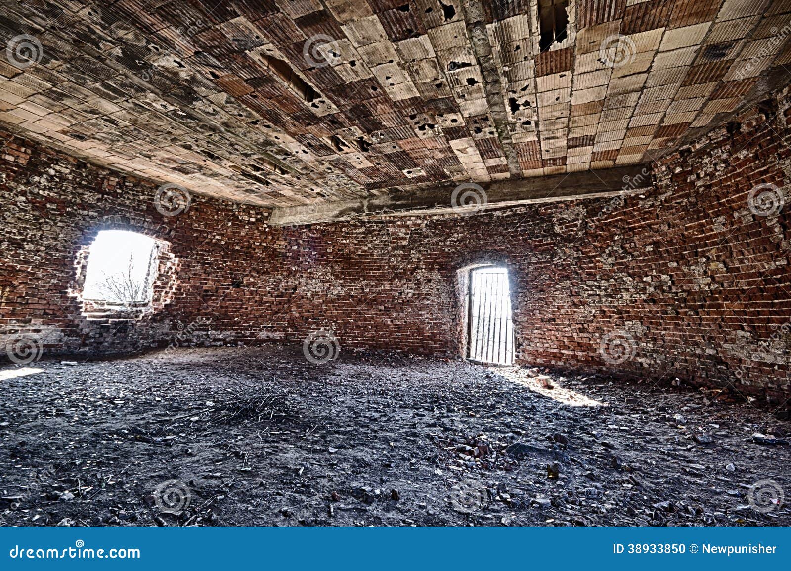 Damaged farm building stock photo. Image of farming, floor - 38933850