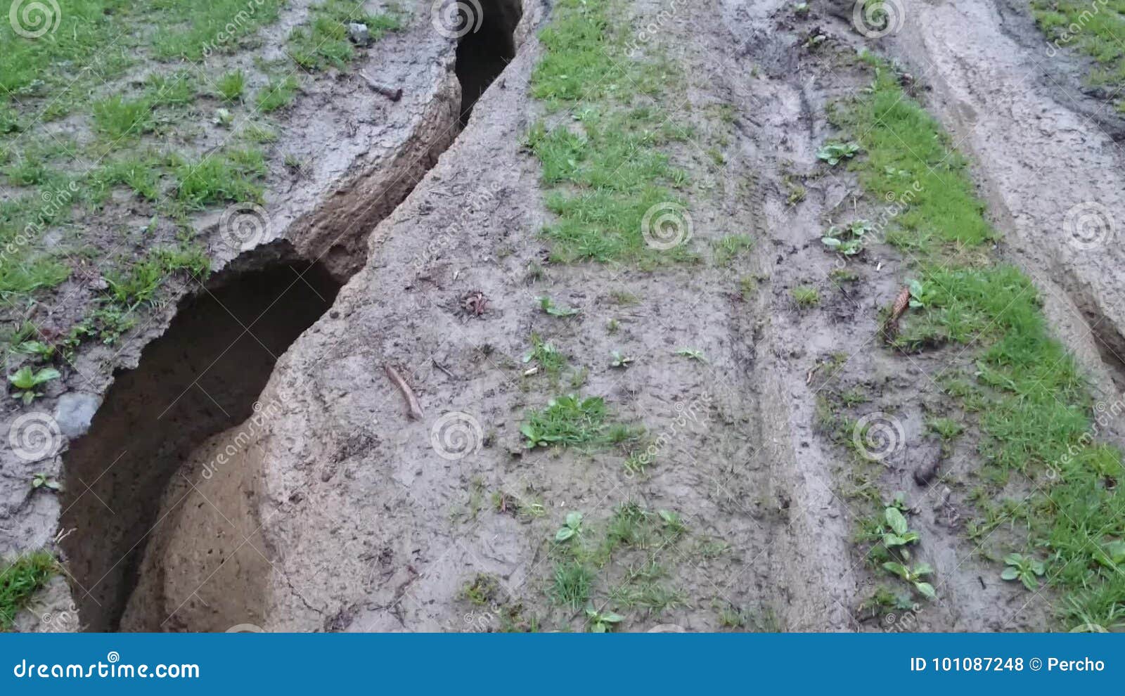 Ruined path stock footage. Video of outdoors, rain, nature - 101087248