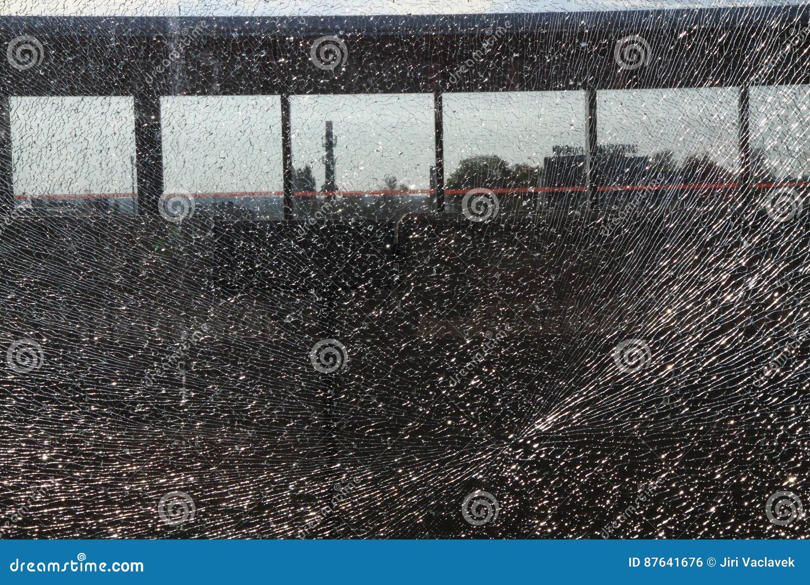 Damaged glass texture stock photo. Image of urban, damage - 87641676