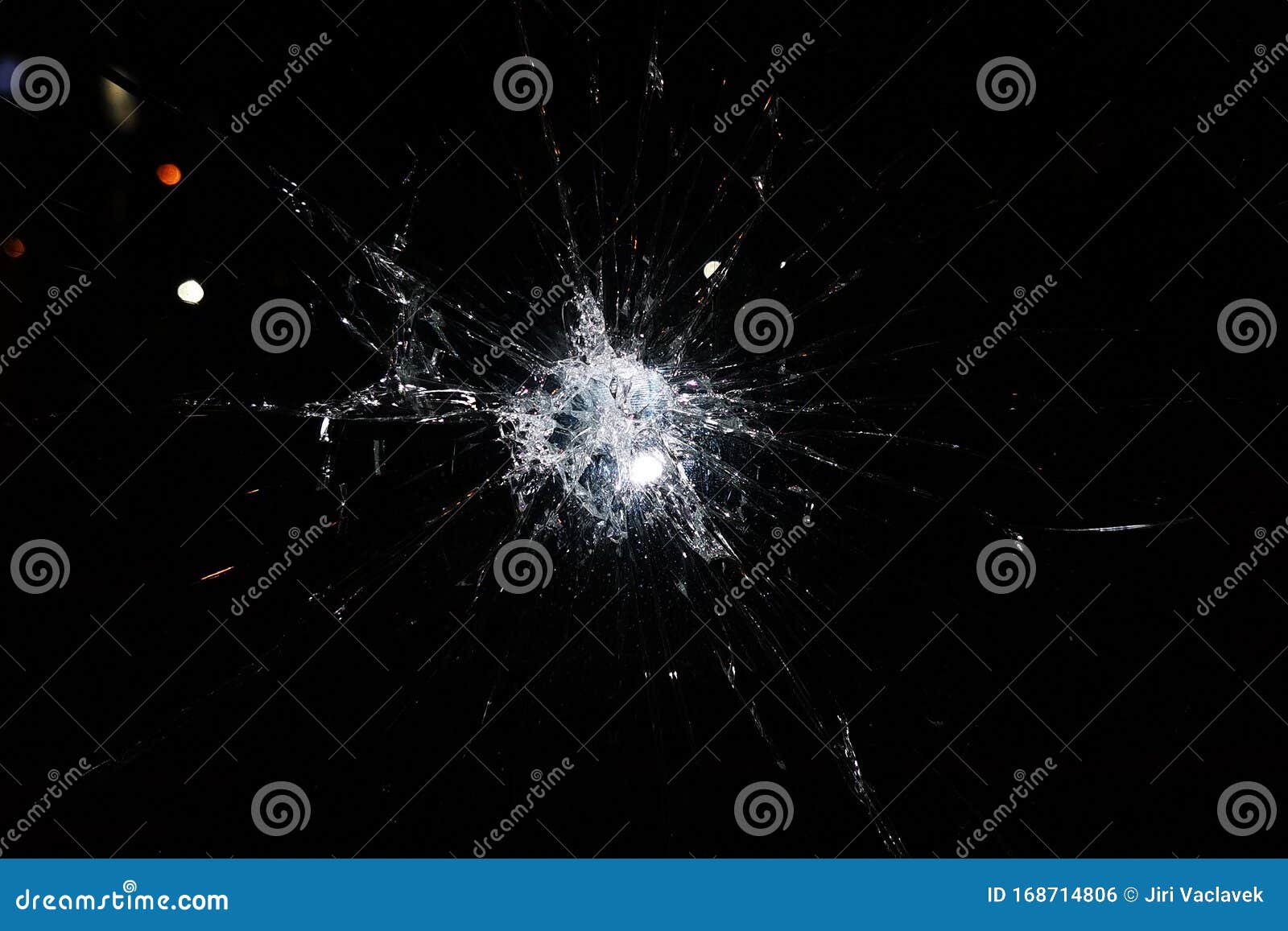 Damaged glass texture stock photo. Image of pattern - 168714806