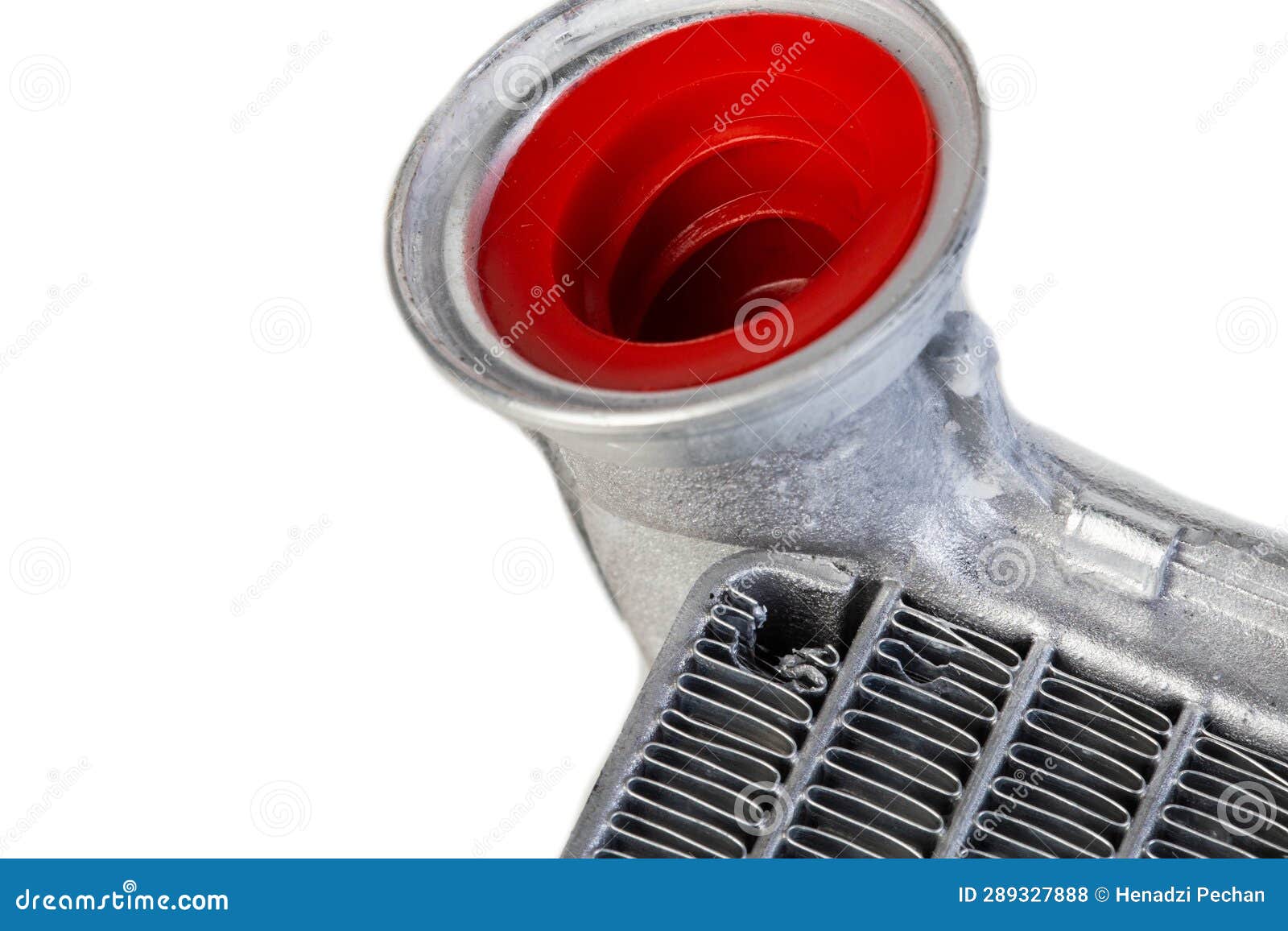 Damaged Honeycombs on a Car Radiator, Close-up. Broken Radiator, Close ...