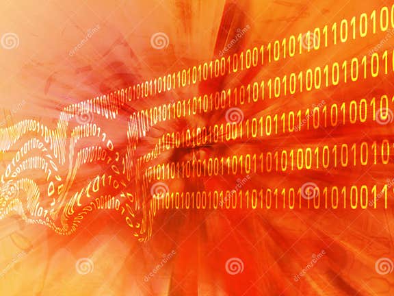 Damaged information stock illustration. Illustration of computer - 120570