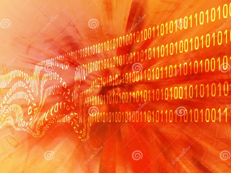 Damaged information stock illustration. Illustration of computer - 120570