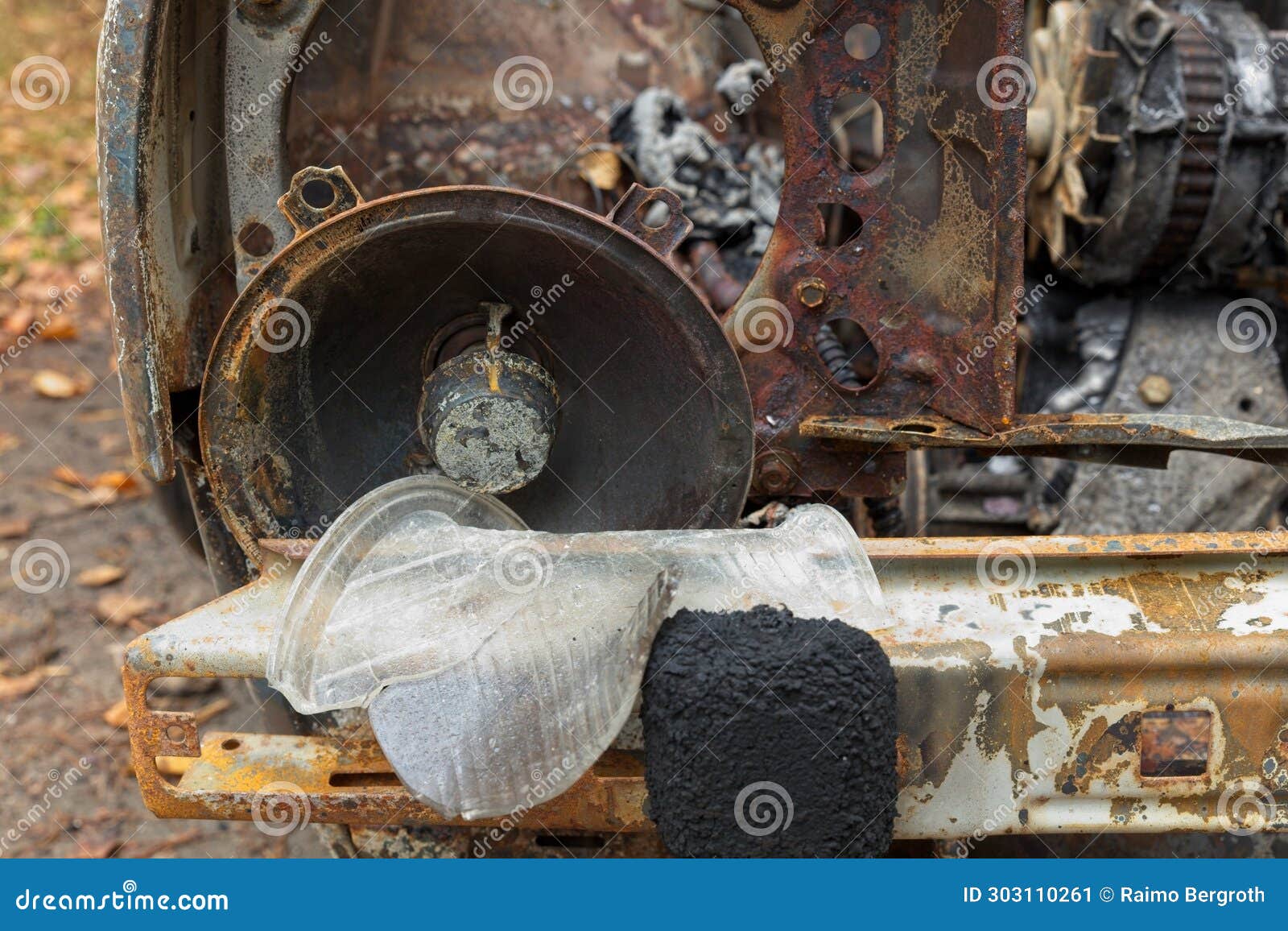 Damaged lamp. stock image. Image of head, closeup, safety - 303110261