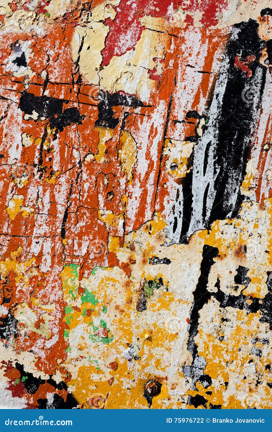 Damaged old wall stock photo. Image of building, structure - 75976722