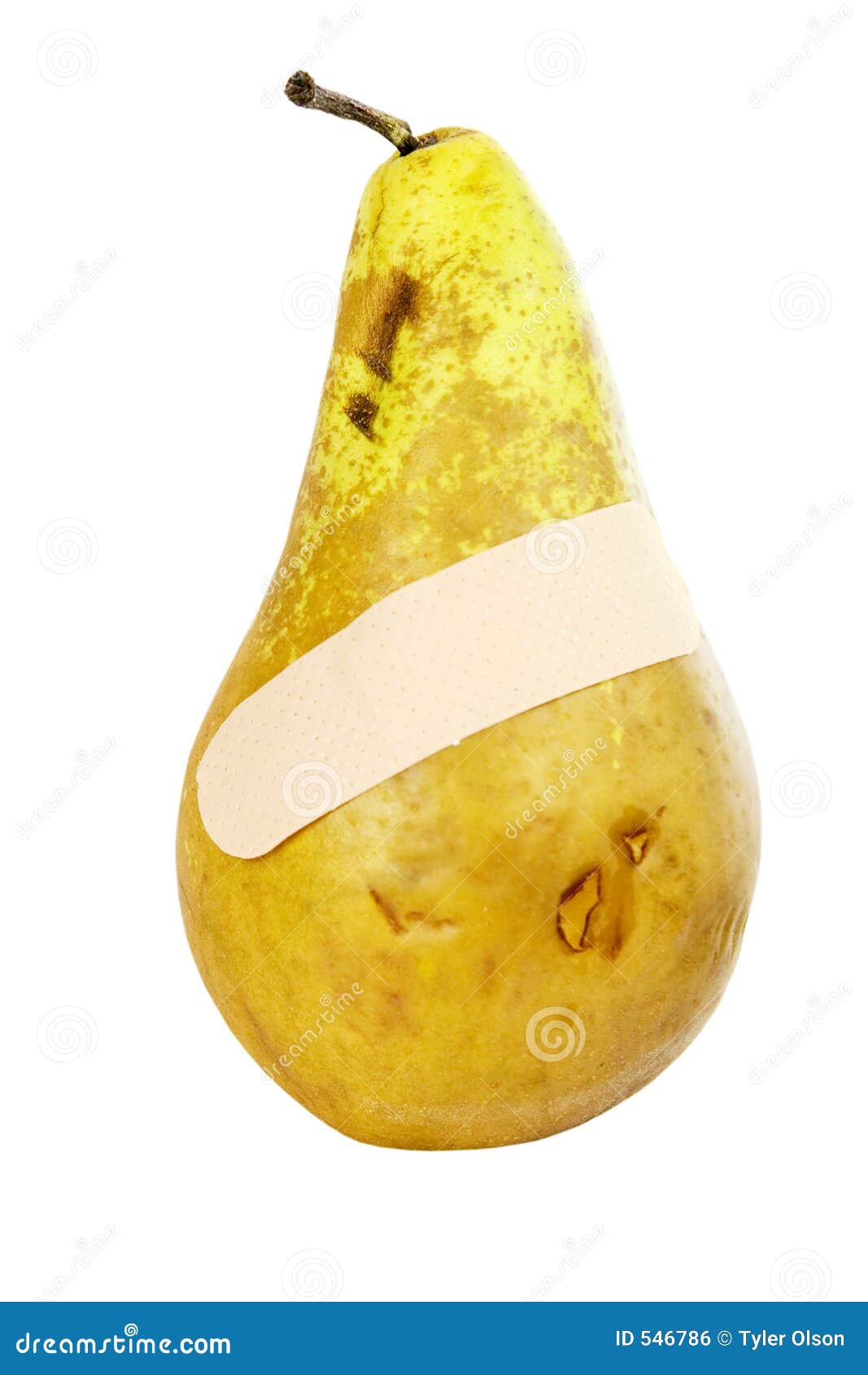 Damaged Pear stock photo. Image of fruit, break, path, isolation - 546786
