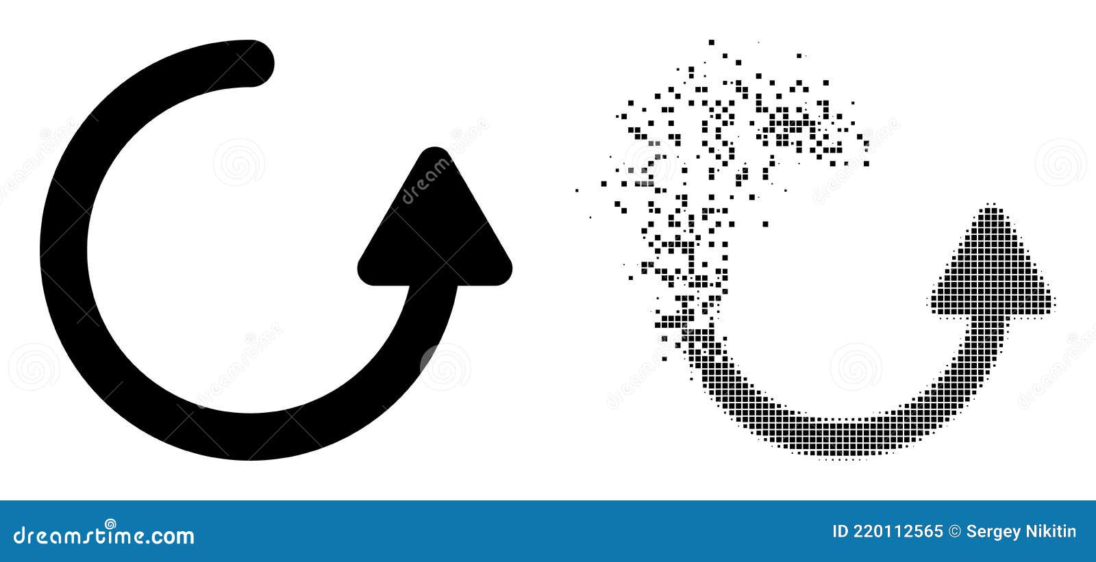 Rotate Left Recursion Collage Of Itself Items Vector Illustration ... Rotate Left Recursion Collage Of Itself Items Vector Illustration ...