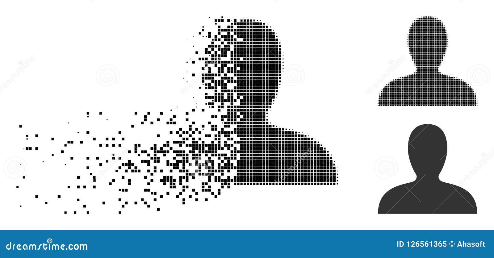 Pixelated Persona A Pixelated Digital Collage With A Retro Style Stock ...