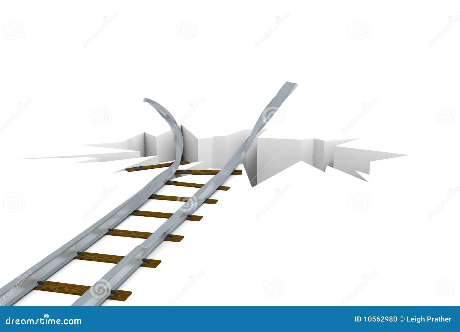 Damaged railway stock illustration. Illustration of disaster - 10562980