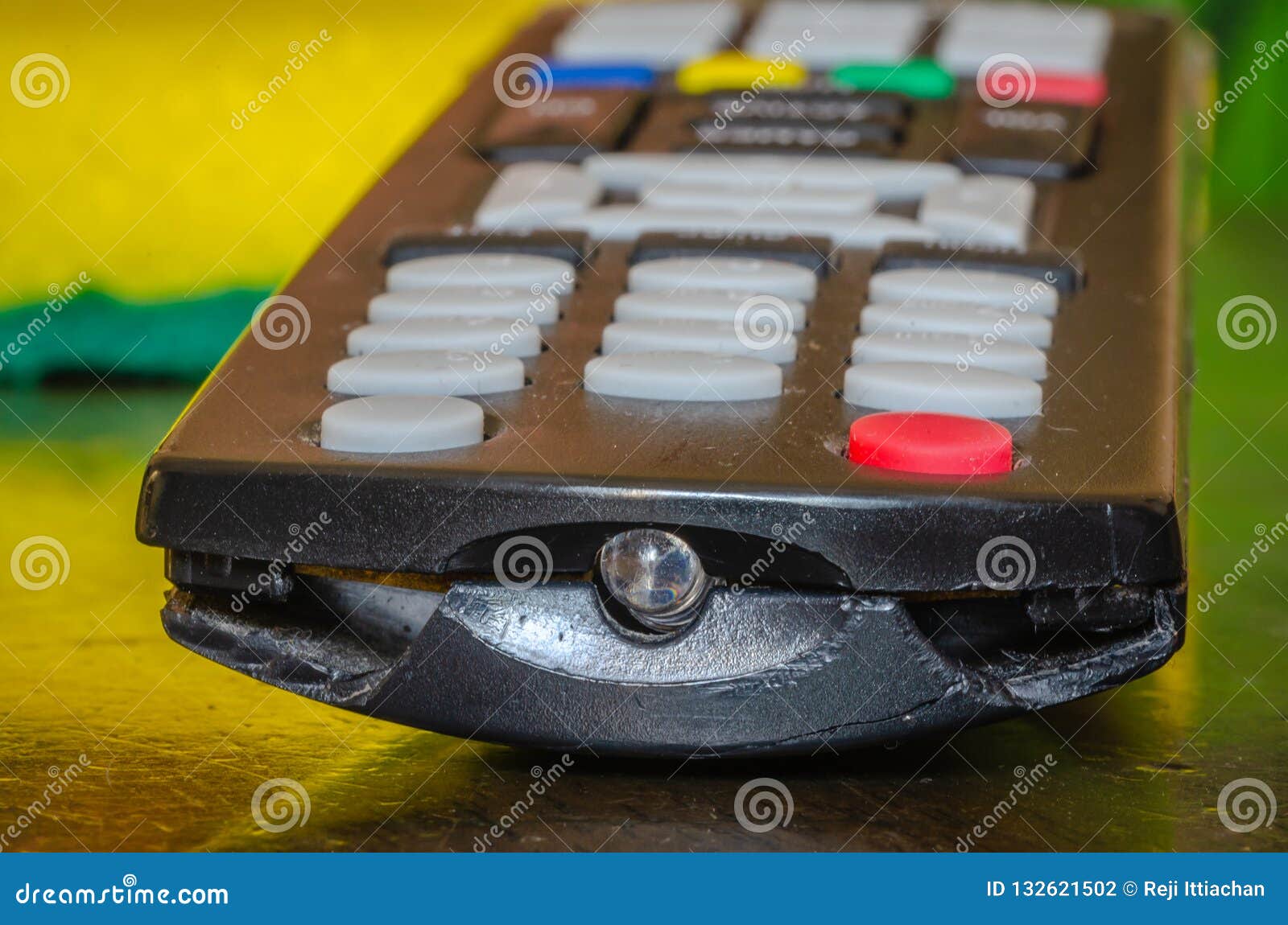 Damaged Remote Control stock photo. Image of focus, people - 132621502