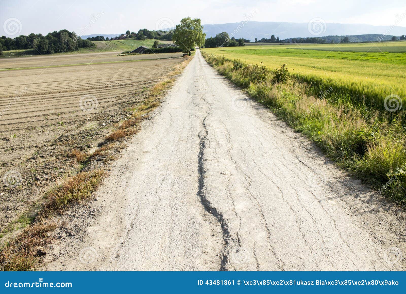 Damaged road stock image. Image of street, narrow, damaged - 43481861