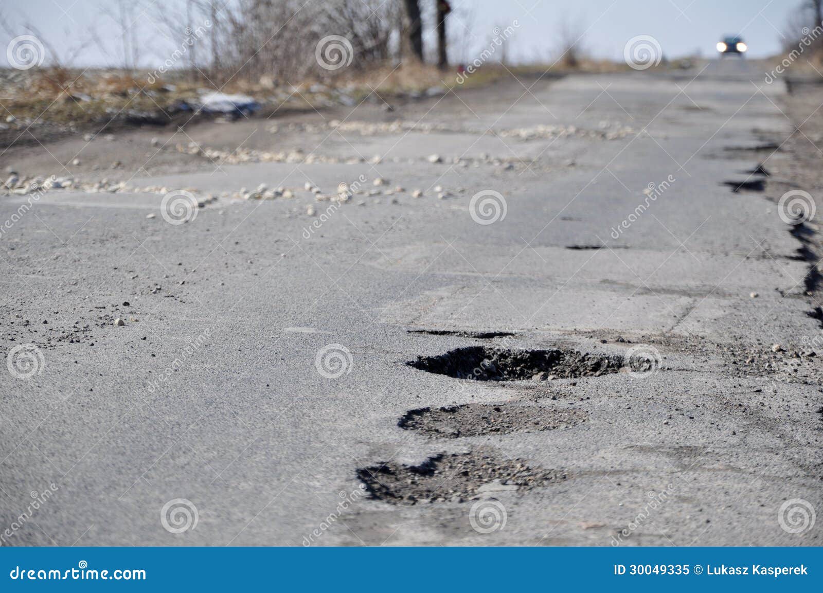 Damaged road stock image. Image of land, black, breaking - 30049335