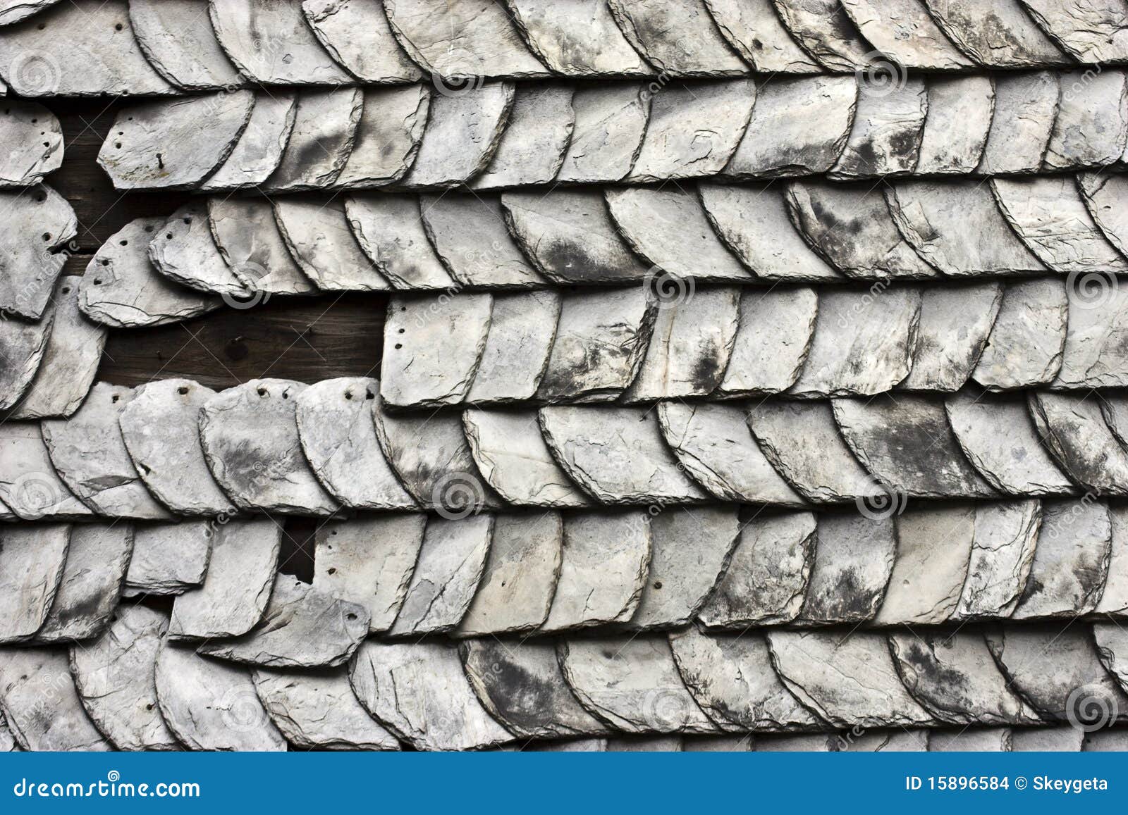 Damaged roof stock photo. Image of damage, missing, texture - 15896584