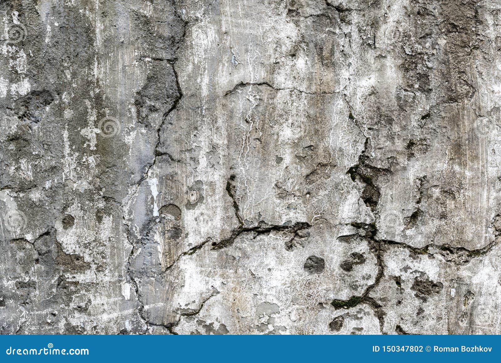 Damaged Scratches Brown Plaster on Cement Wall Stock Photo - Image of ...