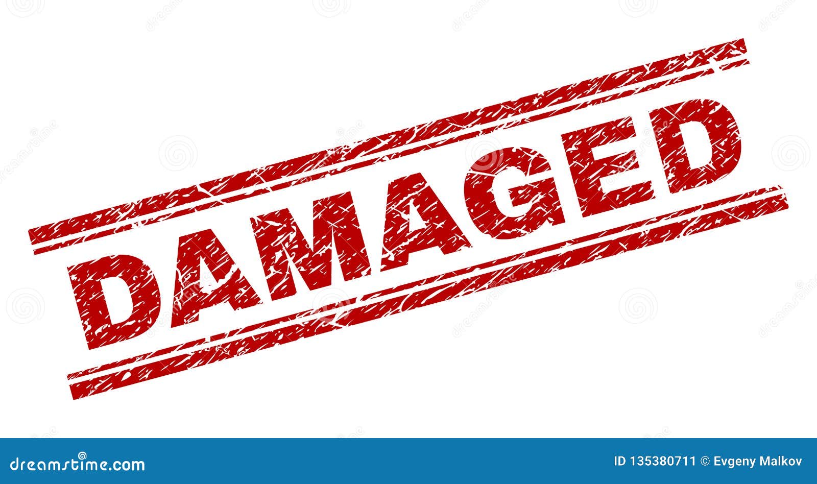 Grunge Textured DAMAGED Stamp Seal Stock Vector - Illustration of dirty ...