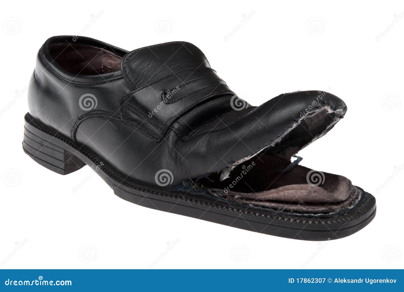 Damaged shoes close up stock image. Image of boots, torn - 17862307