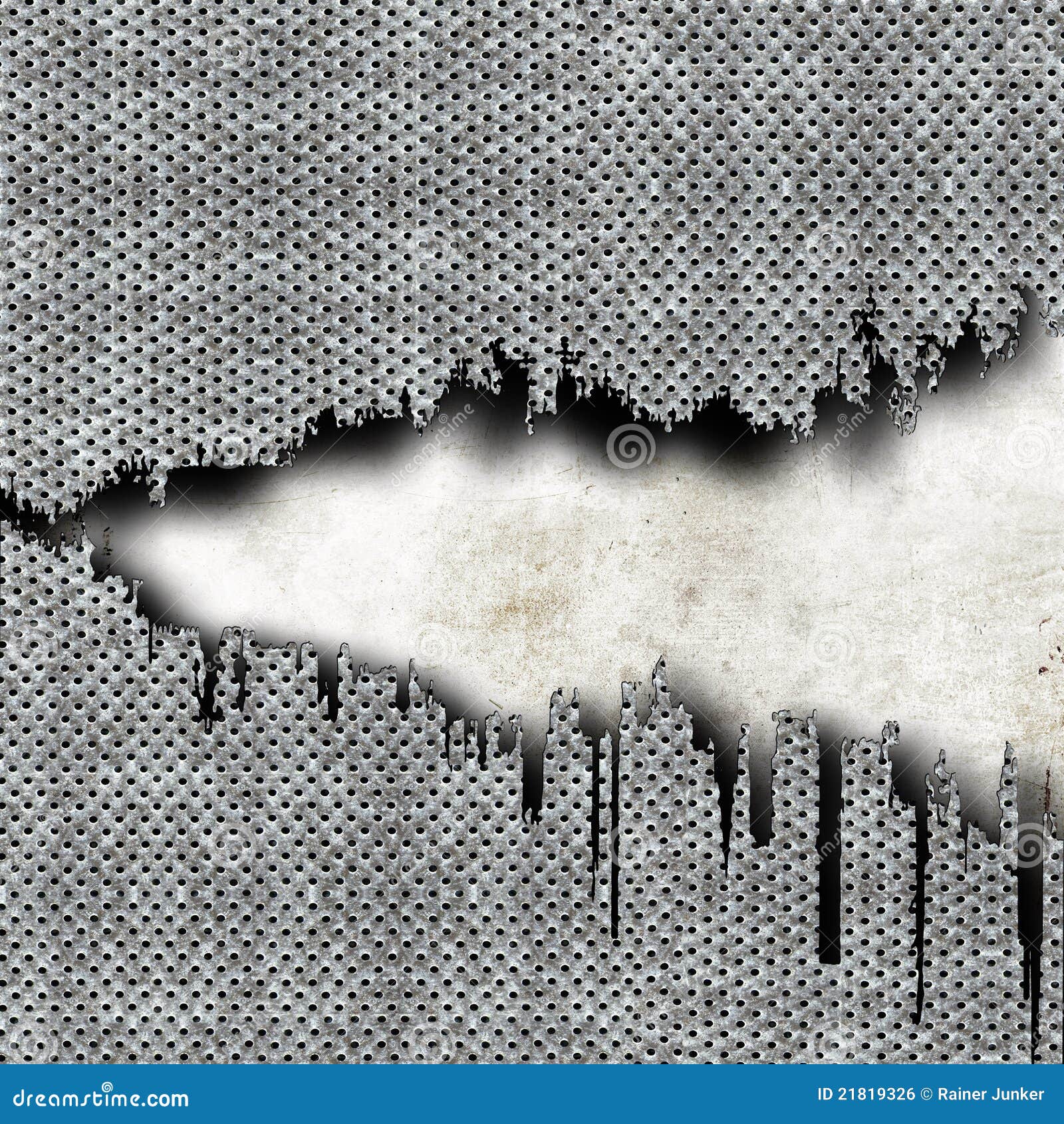 Damaged steel plate stock illustration. Illustration of metal - 21819326