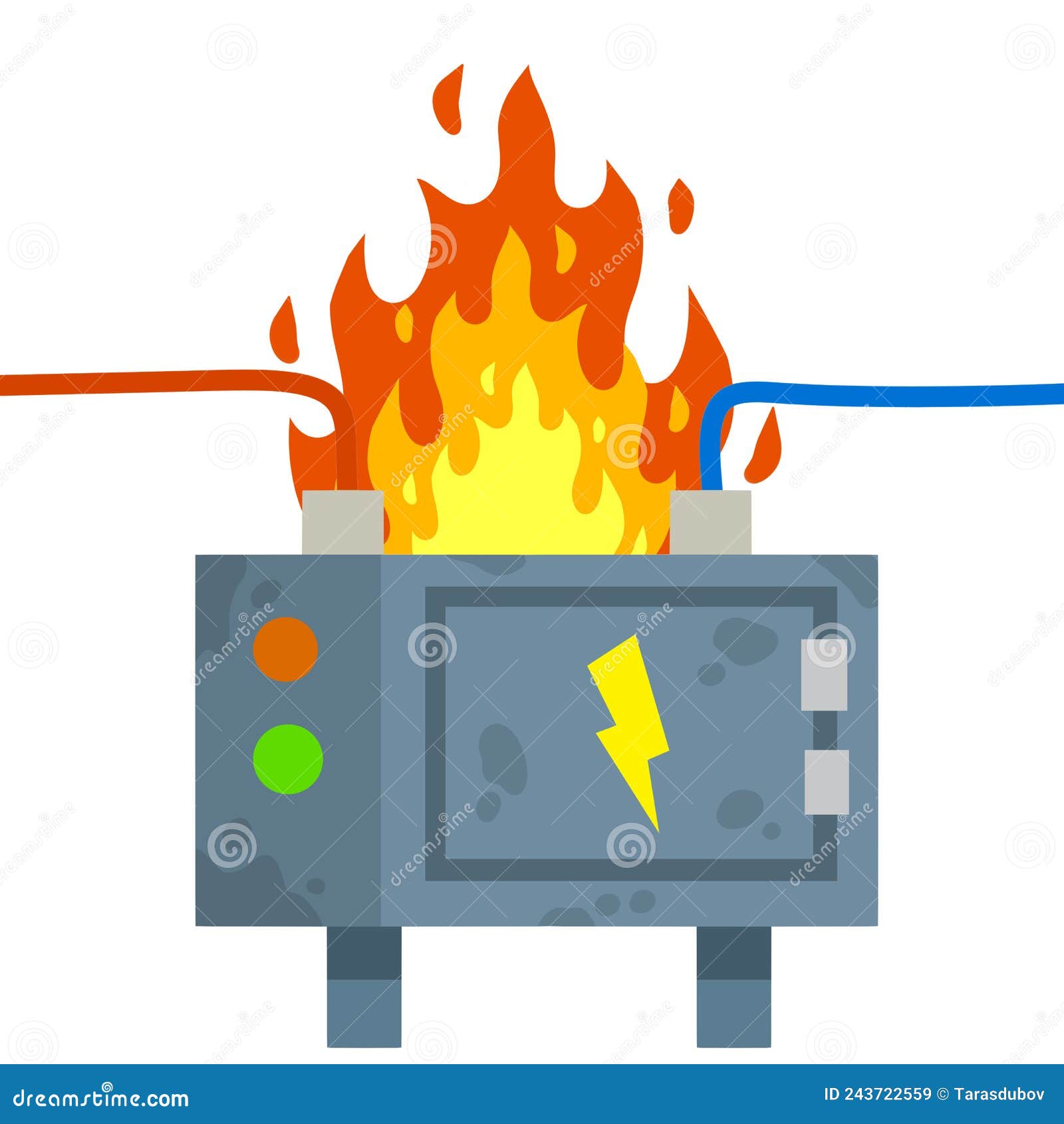 Switchboard. High Voltage Sensor. Technical Industrial Appliance ...