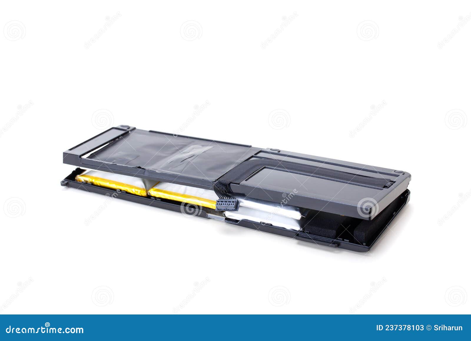 Damaged Swollen Lithium Polymer, Li-ion Batteries Stock Image - Image ...