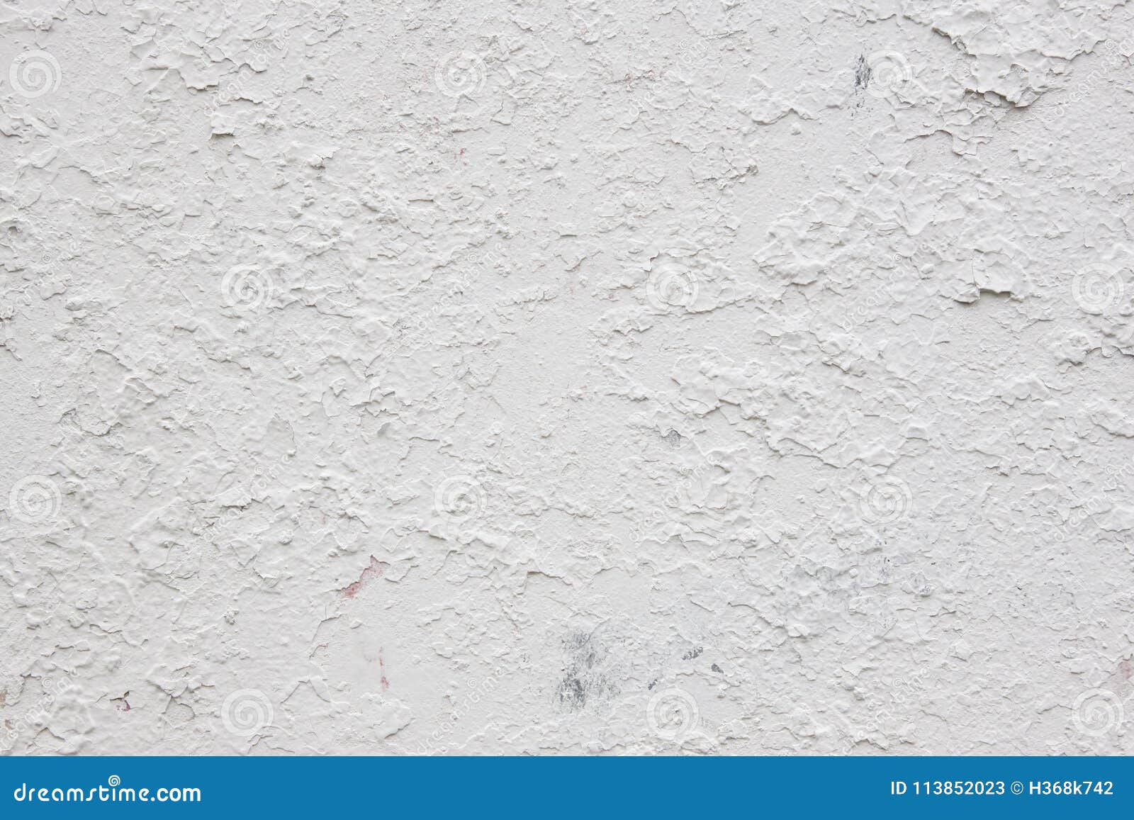Damaged Textured White Wall. Cracked Material Stock Image - Image of ...