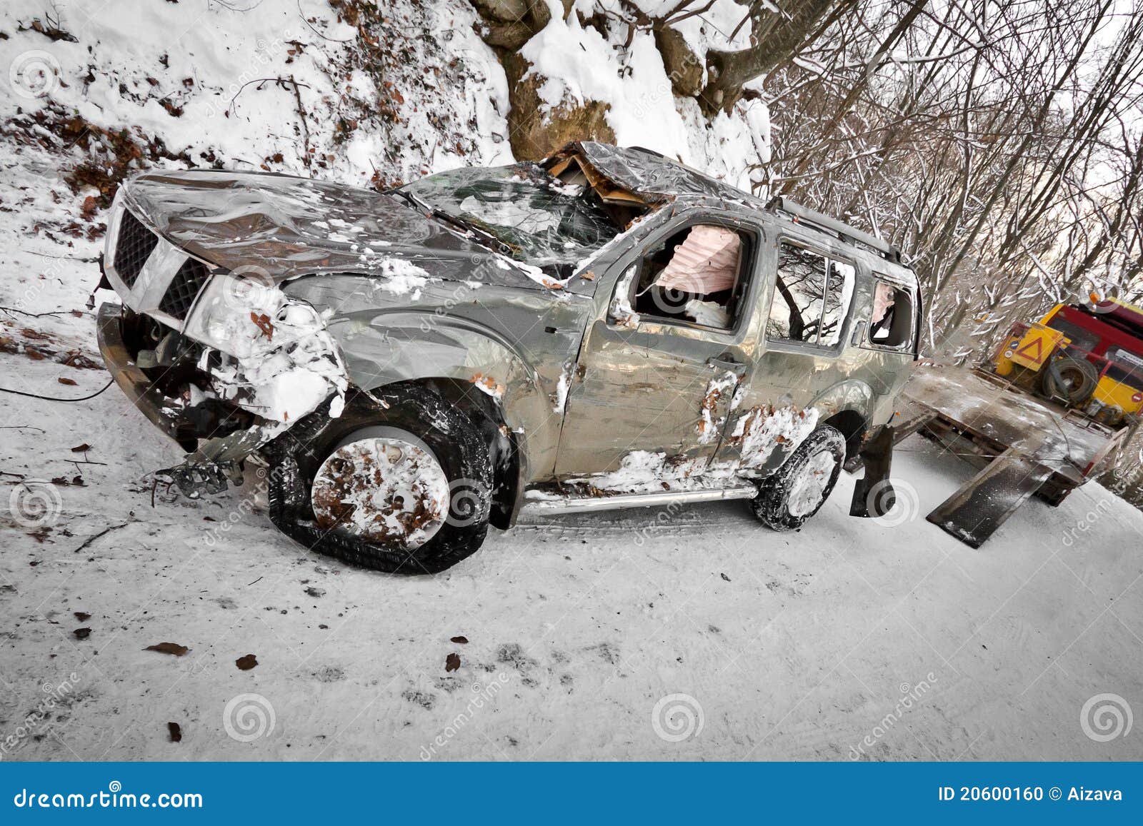 Damaged vehicle stock photo. Image of crash, secure, duty - 20600160