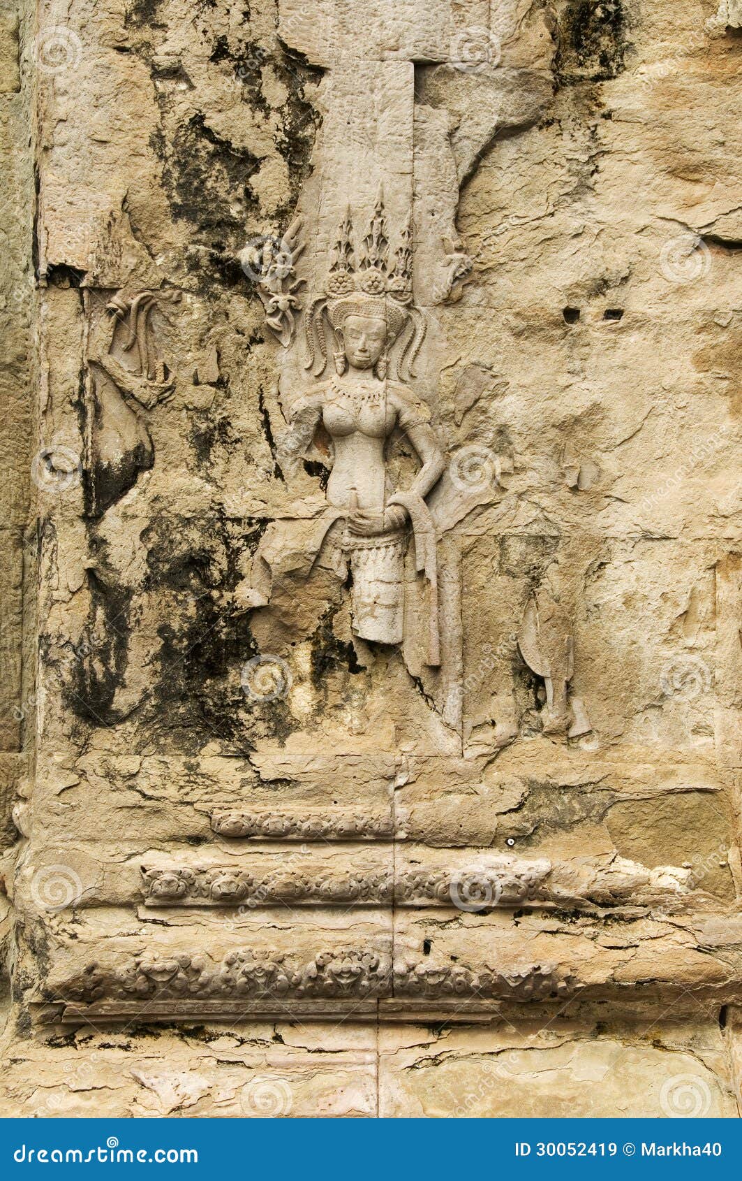 Devata Carvings In Angkor Wat Stock Photo | CartoonDealer.com #80593818