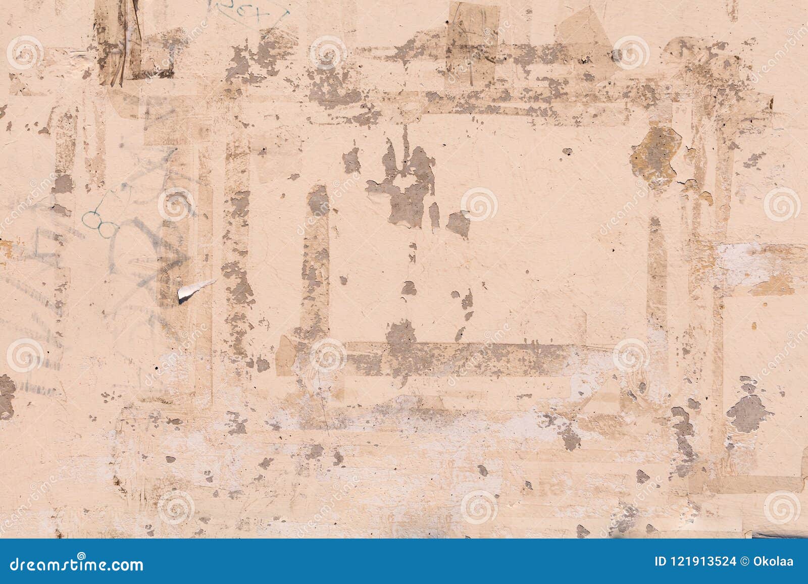 Damaged Wall Closeup, Background/ Texture. Stock Photo - Image of ...