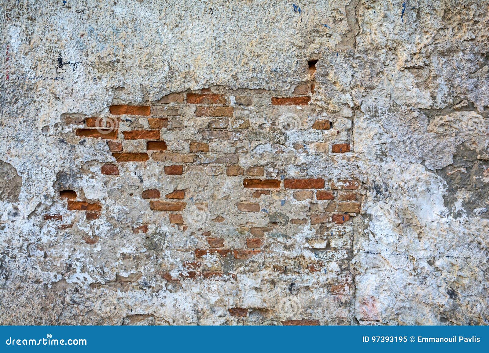 Damaged wall texture stock image. Image of building, ancient - 97393195