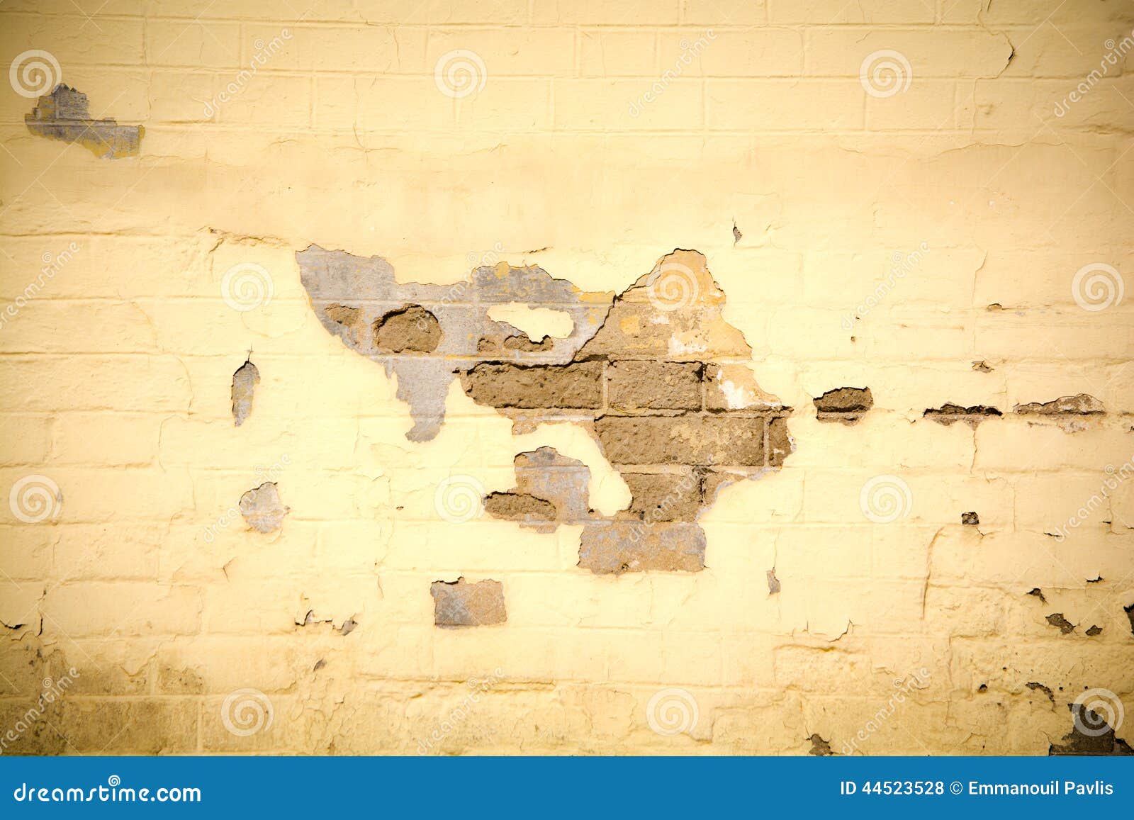 Damaged wall stock photo. Image of texture, painted, background - 44523528