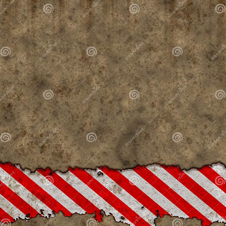 Damaged warning sign stock illustration. Illustration of rusty - 4206055