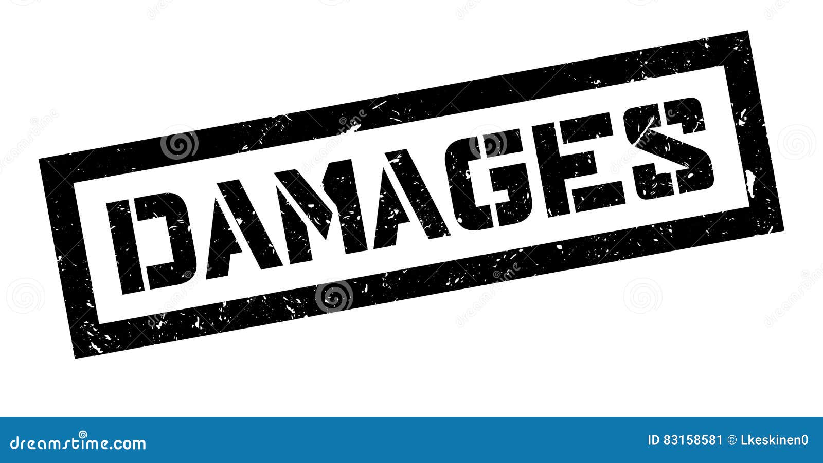 Damages rubber stamp stock illustration. Illustration of symbol - 83158581