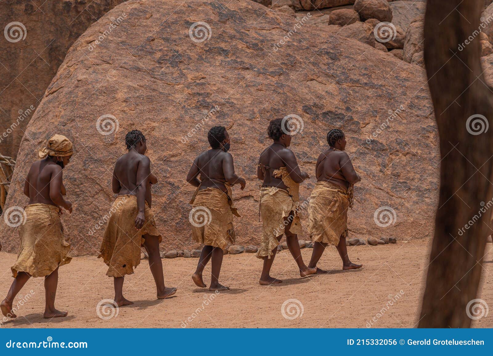 Damara People in Traditional Clothes Demonstrating Traditional Dance at ... Damara People in Traditional Clothes Demonstrating Traditional Dance at ...