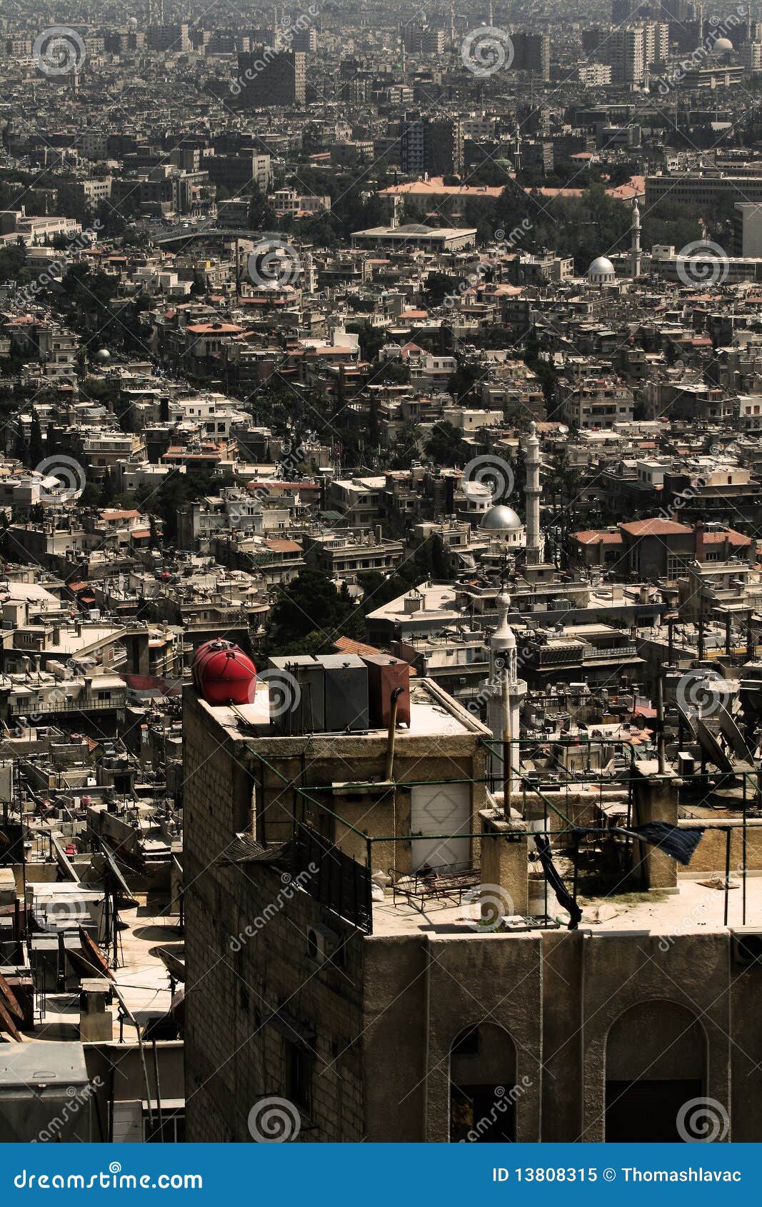 Damas image stock. Image of ville, bloc, capitale, rues - 13808315