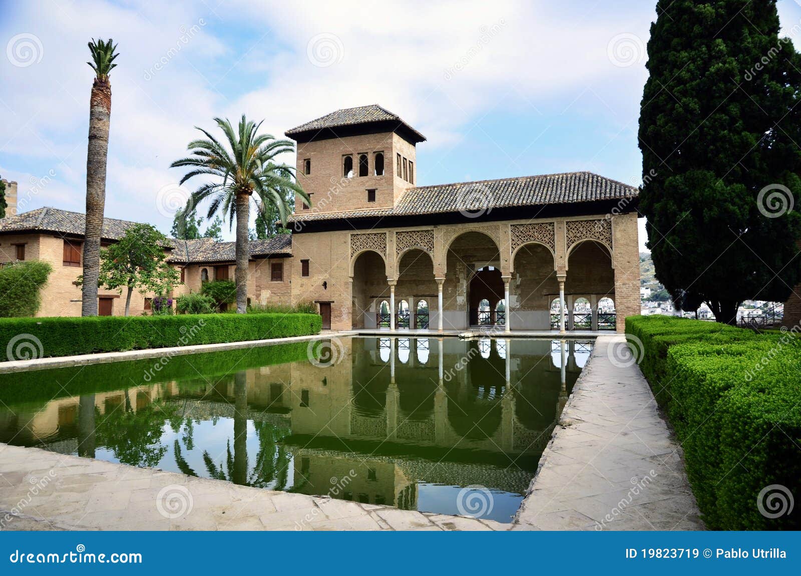 Damas tower stock image. Image of view, andalusia, arcs - 19823719