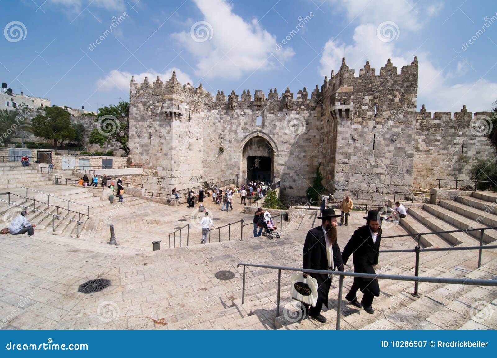 Damascus Gate, Jerusalem editorial photography. Image of stone - 10286507
