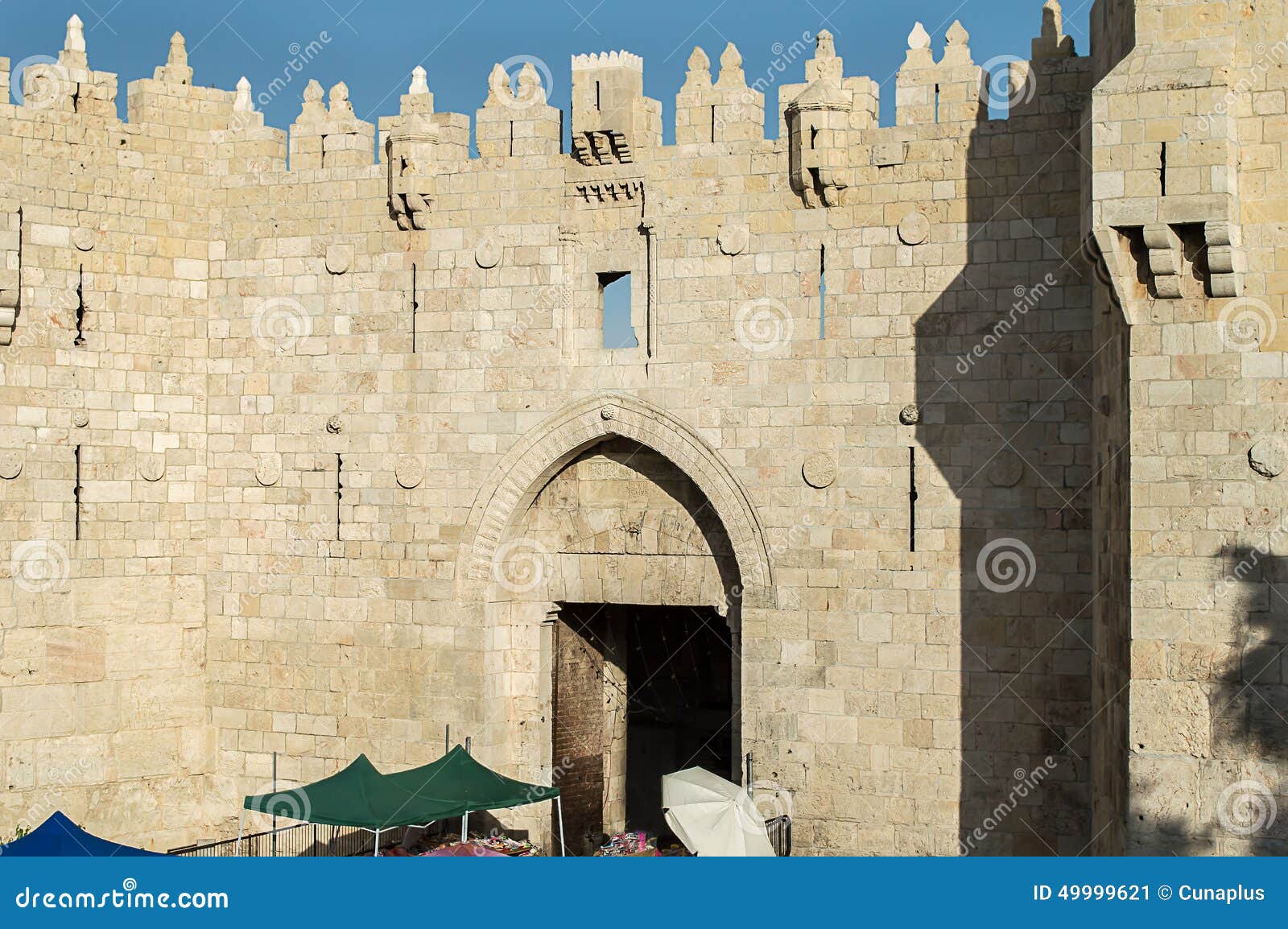 Damascus gate stock image. Image of heritage, architecture - 49999621